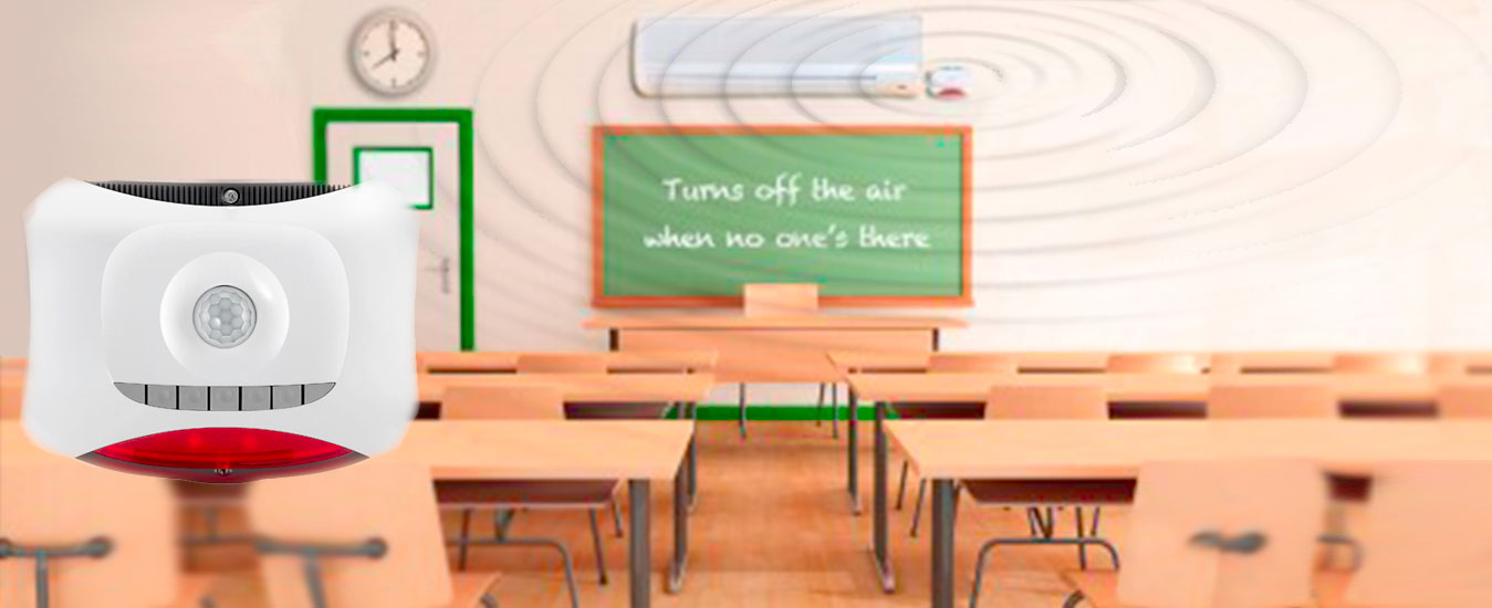 Air conditioner motion sensor controls,universal remote controls